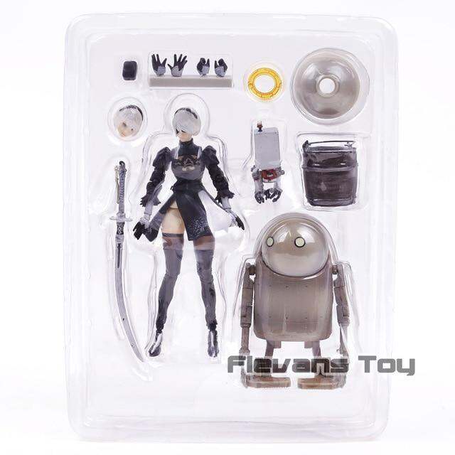 Eiffel Nier Automata 2B & Machine Lifeform PVC Action Figure Doll Yorha ...