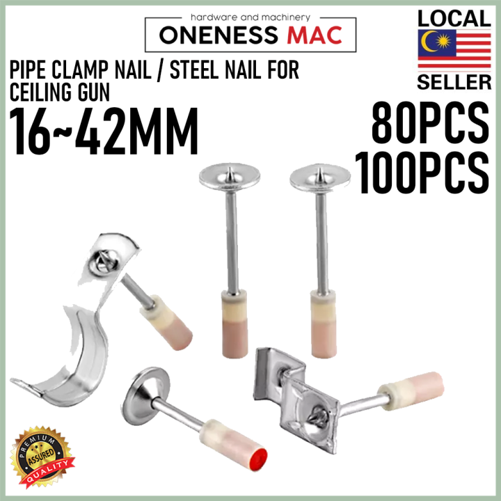 7.5/8.5mm Nails Gun Ceiling Artifact Rivet Nail Fastener Concrete Round ...