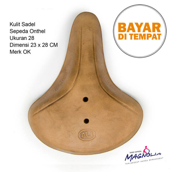 Kulit Sadel Sepeda Onthel Jadul Vintage Ukuran 28 Merk OK Kualitas ...