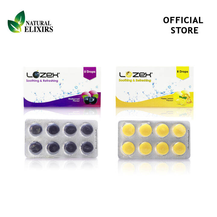 LOZEX Throat And Cough Lozenges Strips | Lazada