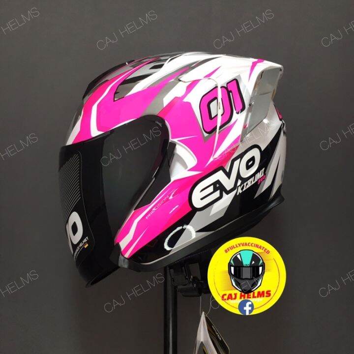 Helmet EVO Half Face 100% Brand New Complete Set | Lazada PH