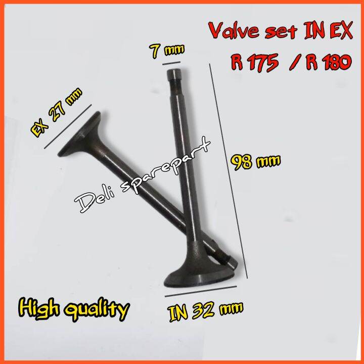 Valve In Ex Klep Api Minyak Mesin Dongfeng R175 R180 | Lazada Indonesia