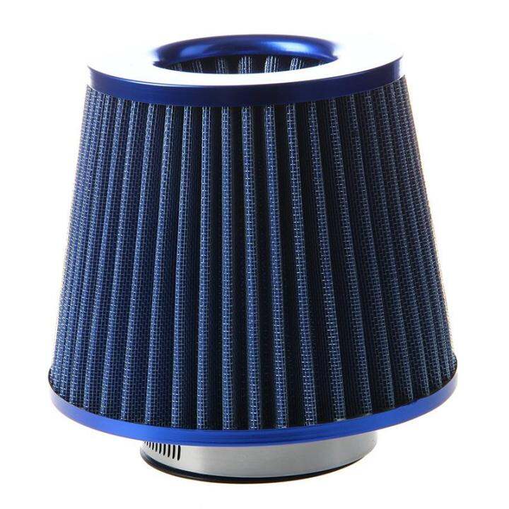 Universal Car Air Filter Vehicle Induction Kit High Power Mesh Blue ...
