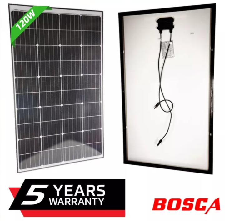 KENLEI BOSCA 5 Year Warranty 120W Solar Panel Mono 120 Watt 12 Volt Pv ...
