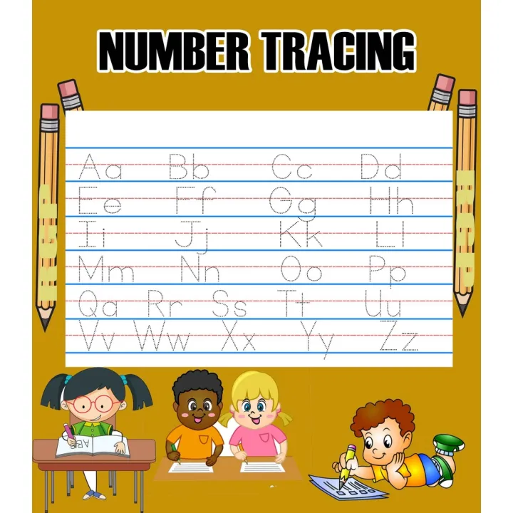 Personalized Name Tracing Pad Alphabet Tracing Pad Number Tracing
