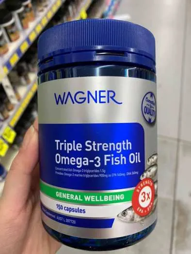 Wagner Triple Strength Omega-3 Fish Oil 150 Capsules | Lazada.co.th