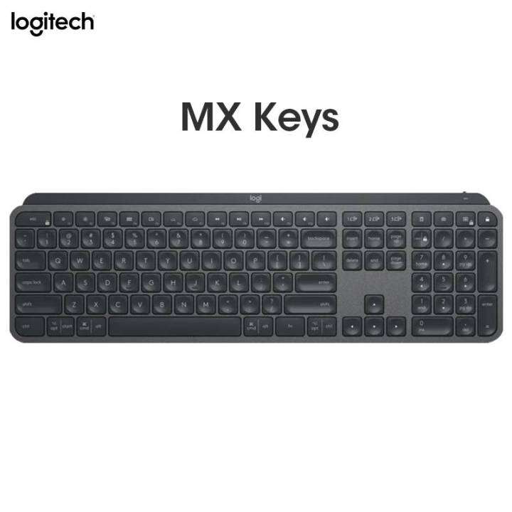 Logitech MX Keys Advanced Illuminated Wireless Keyboard, Bluetooth, Tactile Responsive Typing ...