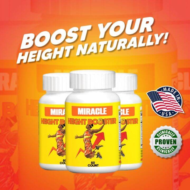 Miracle Height Booster Supplement 60 Tablets | Lazada PH