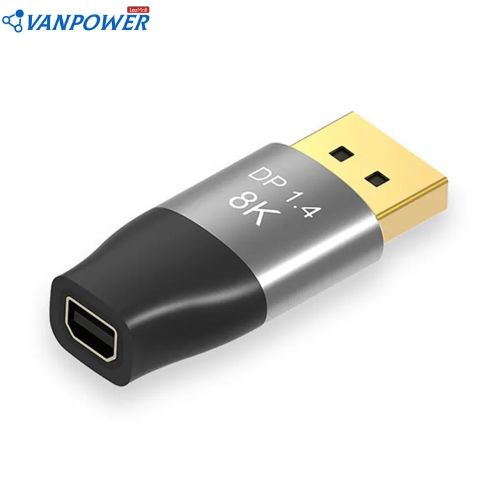 (Ready) Bidirectional Mini DP Female to DP Male Adapter 8K Converter ...
