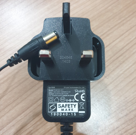 TP-LINK POWER ADAPTOR 12V 1.0A MODEL: T120100-2D1 (ORIGINAL) | Lazada