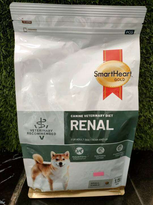 (ขนาดเม็ดเล็ก) smartheart gold renal small kibble สุนัขโร คไ ต 1.5kg ...