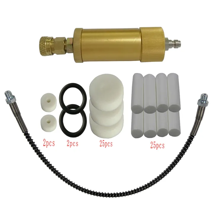 1 Set Gold High Pressure PCP Hand Pump Air Filter Oil-Water Separator ...