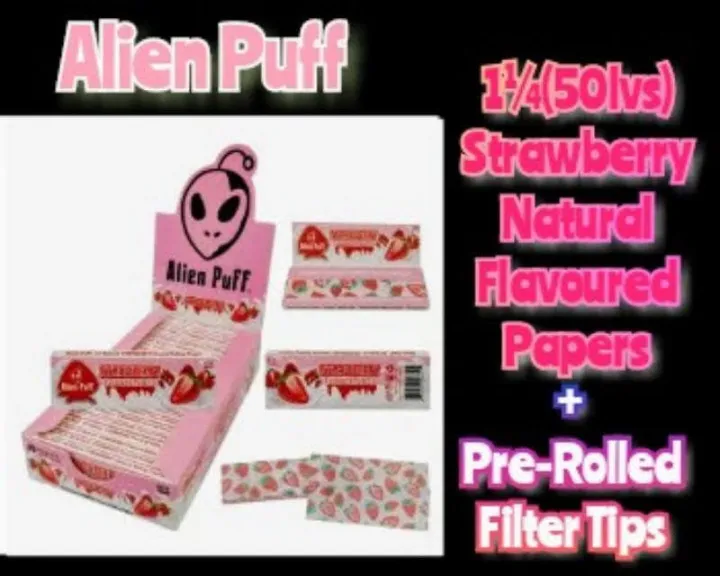 ALIEN PUFF NATURAL STRAWBERRY FLAVOR + FREE FILTER TIPS | Lazada PH