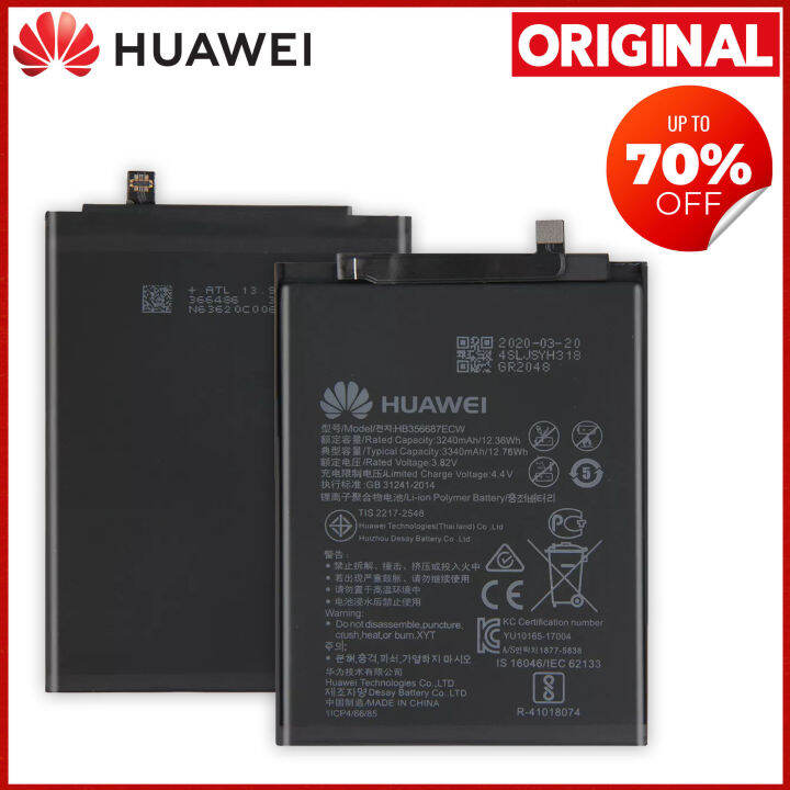 Original Huawei Nova 2i Battery Model HB356687ECW (3340mAh) High ...
