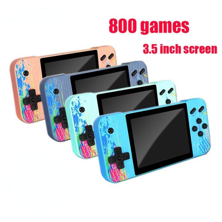 ZZOOI Portable Video Game Console Handheld Game Player 800 Retro ...
