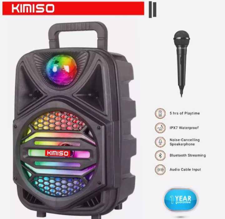 Speaker Aktif Bluetooth 6 5inc Super Bass Kimiso 3603 Free Mic Speaker