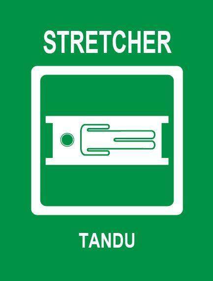 STRETCHER/ TANDU SIGN 400MM X 300MM X 1.0MM RIGID PVC SIGN | Lazada