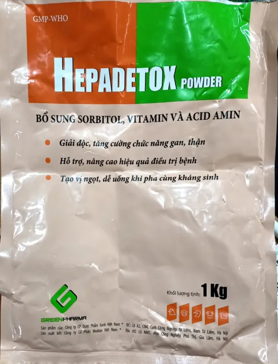 Bổ Gan, Giải Độc Gan Thận (Gói 100) HEPA DETOX POWDER Tăng Cường Giải ...