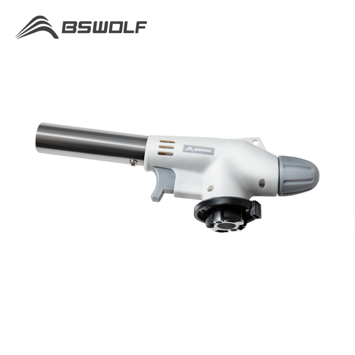 BSWolf โลหะปืนไฟตั้งแคมป์ก๊าซอเนกประสงค์คบเพลิง Butane เตาไฟเชื่อไฟผู้ผลิตปืน | Lazada.co.th