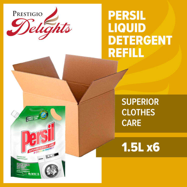 Persil Liquid Detergent Refill 1.5L Bundle of 6 | Carton Deals | Lazada ...