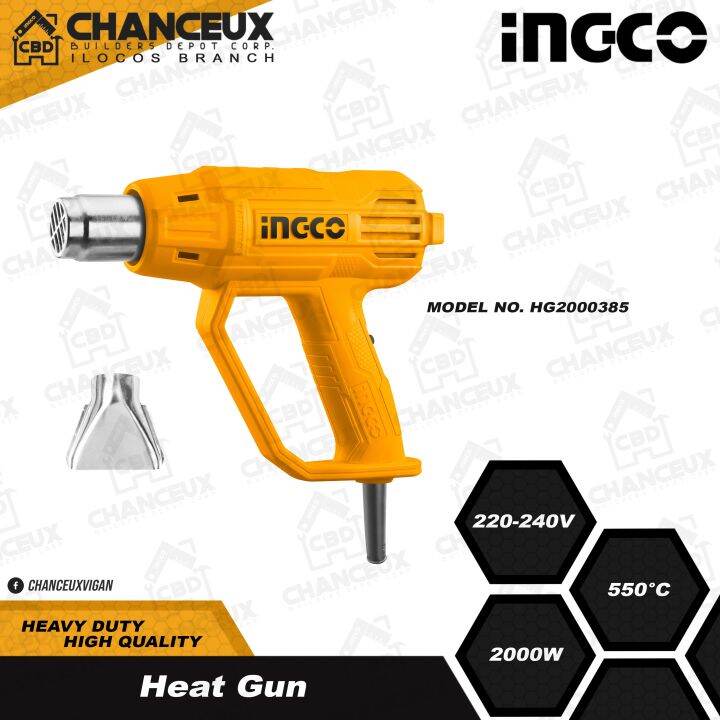HG2000385 INGCO HEAT GUN 2000W | Lazada PH