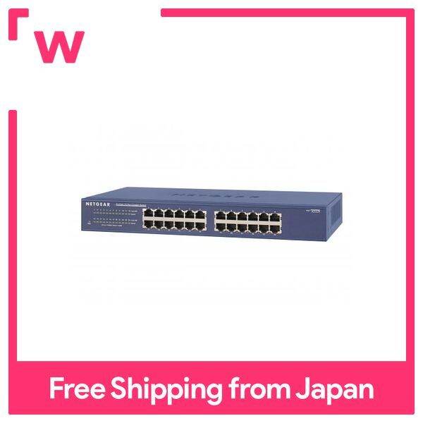 NETGEAR Rack Mount Unmanaged Switching Hub JGS524 Gigabit 16 Port Power ...