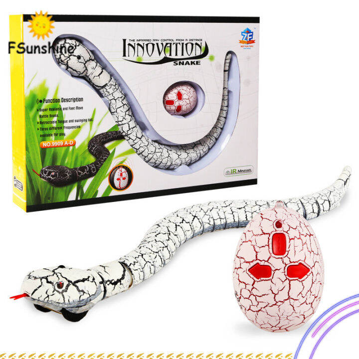 Remote Control Snake Realistic Robot Snake Halloween Novelty Toy With ...