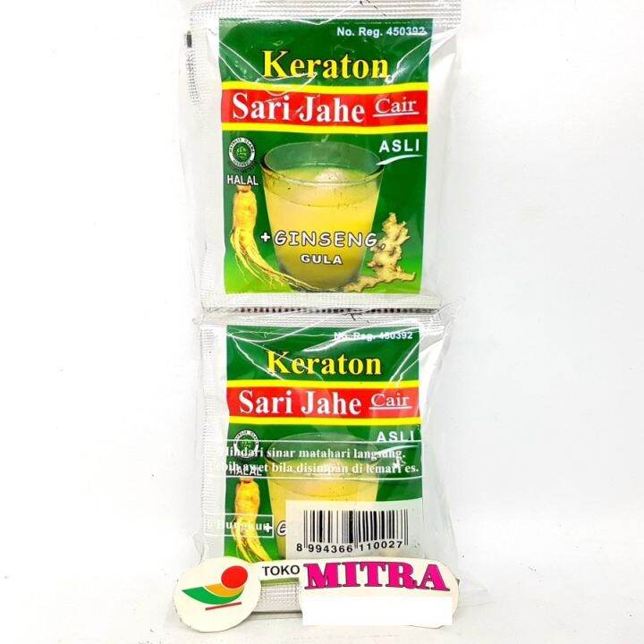 KERATON SARI JAHE CAIR 6pcs | MINUMAN INSTAN SIRUP SYRUP ASLI ...