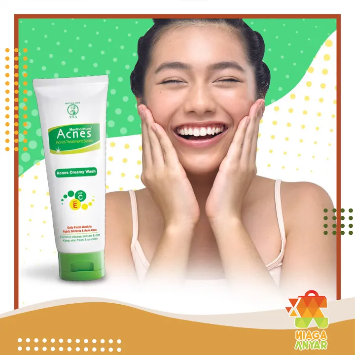 NA ACNES Acne Series Creamy Wash / Sabun Cuci Muka Anti Jerawat / Acnes ...