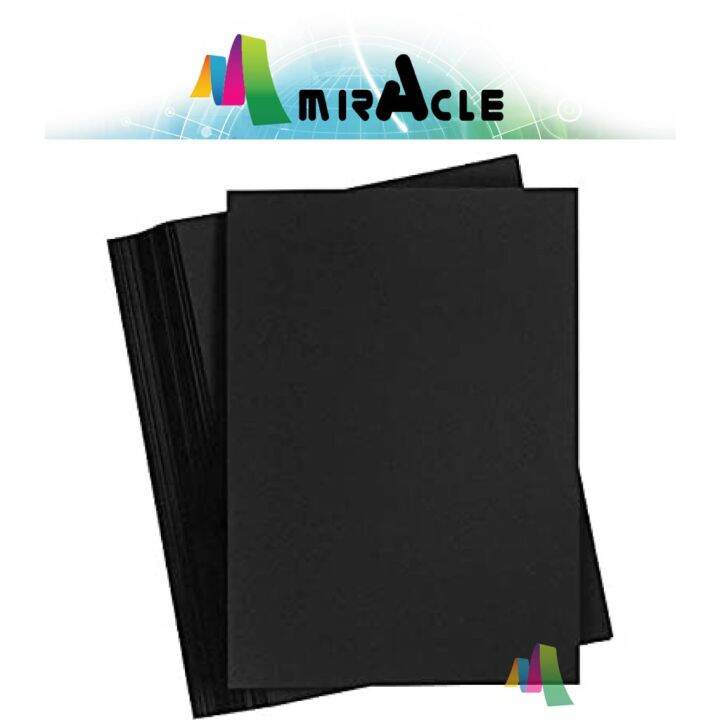 A4 BLACK COLOUR / KERTAS A4 HITAM 80 120 160GSM | Lazada