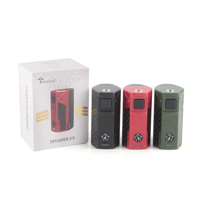 TESLA INVADER 2/3 BOX MOD BLACK | Lazada PH