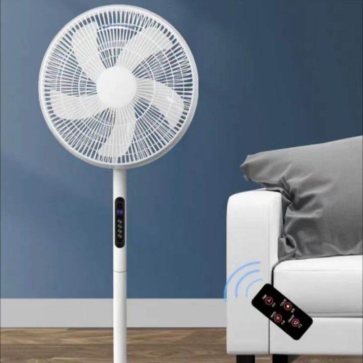 Electric Fan Smart Touch Intelligent Remote Control Fan Super Soft Wind ...