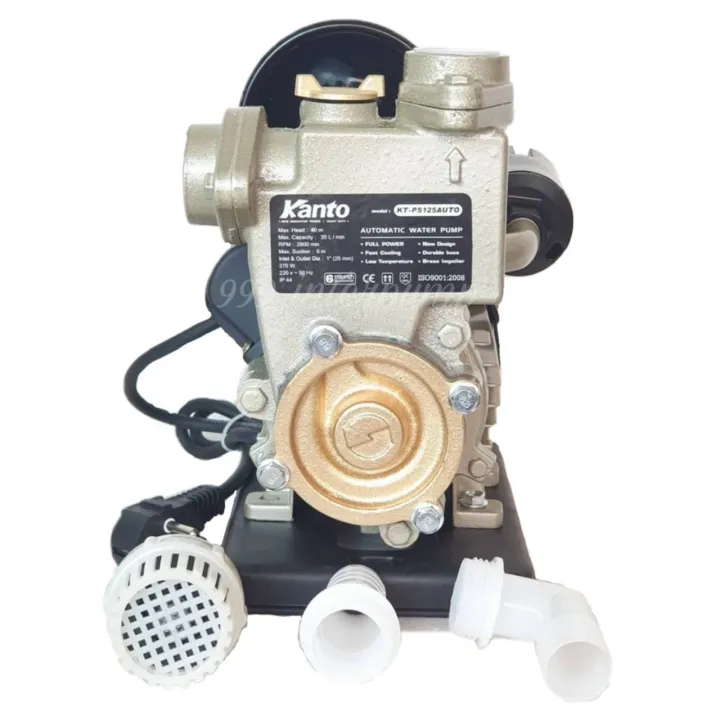 ปั๊มน้ำออโต้ ปั๊มน้ำ ปั๊มหอยโข่ง ปั้มน้ำอัตโนมัติ 370 วัตต์ KANTO รุ่น ...