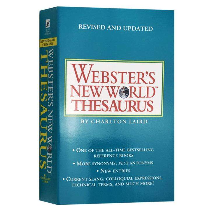milumilu Webster's New World Thesaurus English Learning Reference Book ...