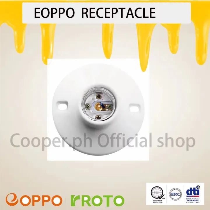 EOPPO -108 (3x3) / 109 (4x4) E27 RECEPTACLE | Lazada PH
