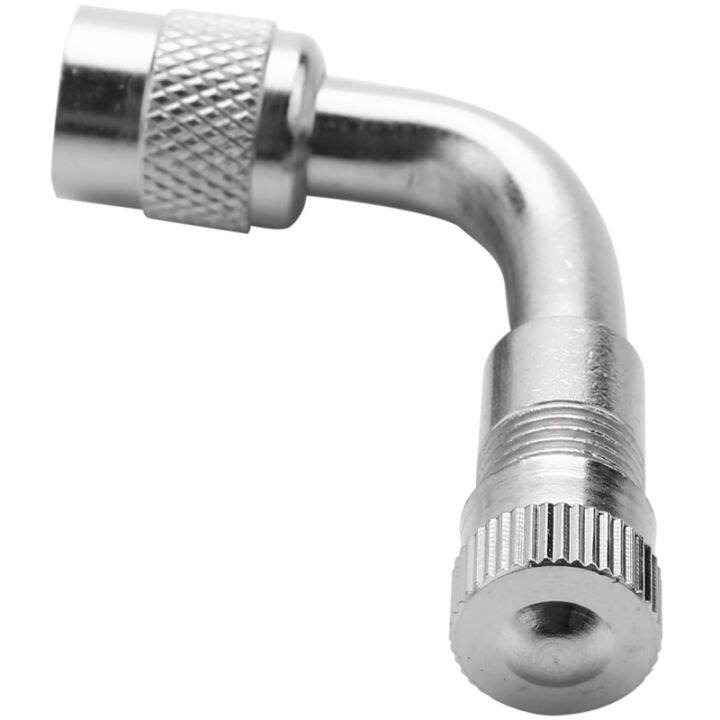 90 Degree Angle Car Motorcycle Bike Tyre Valve Tube Extension Adapter ...