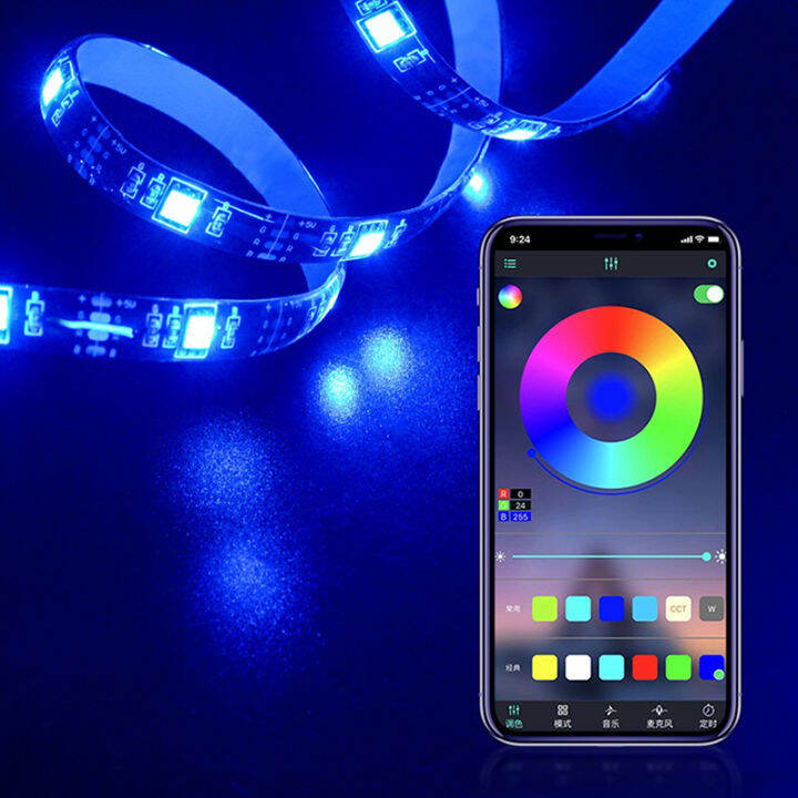LED Strip Light Controller RGB APP Smart Bluetooth-compatible Music ...