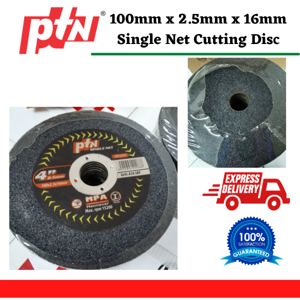 Cutting Disc 100mm x 2.5mm PTN Single Net | Lazada