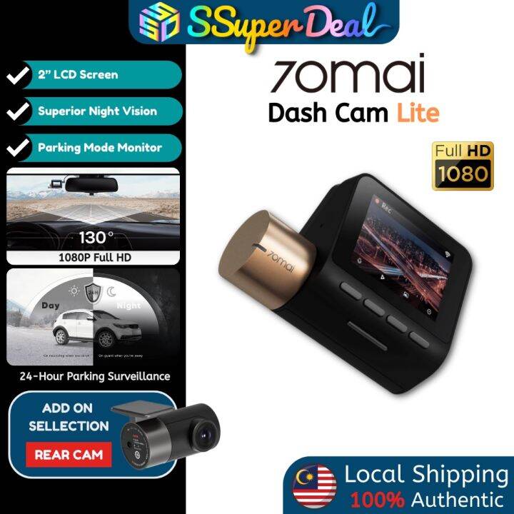 70MAI DASH CAM Lite Car Recorder Dashcam D08 1080p Full HD with Night ...