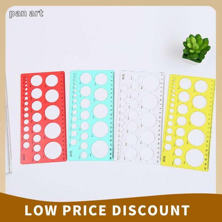 PAN6303936269 4pcs Portable . Measuring Card Tool Geometry Ruler ...