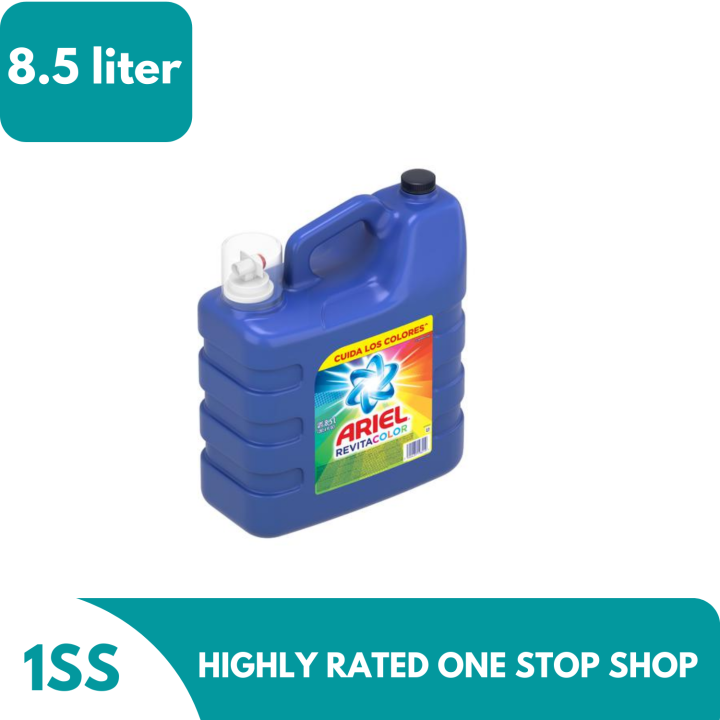 Ariel Revitacolor Detergent Liquid 8.5 L ( Actual Packaging is Not Pump ...