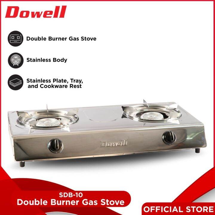 【New】 Dowell SDB-10 Double Burner Gas Stove | Lazada PH