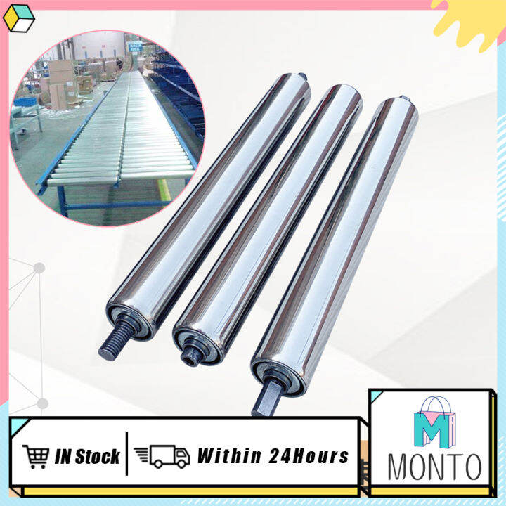 25mm * 300,500,800mm Carbon Steel Assembly Line Conveyor Roller ...