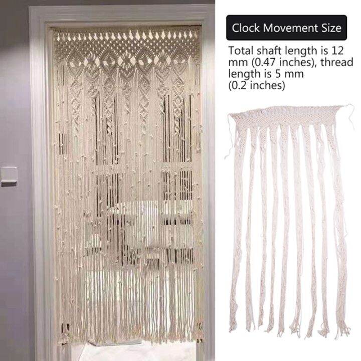 Macrame Wall Hanging Woven Tapestry Macrame Door Hanging Room Divider ...