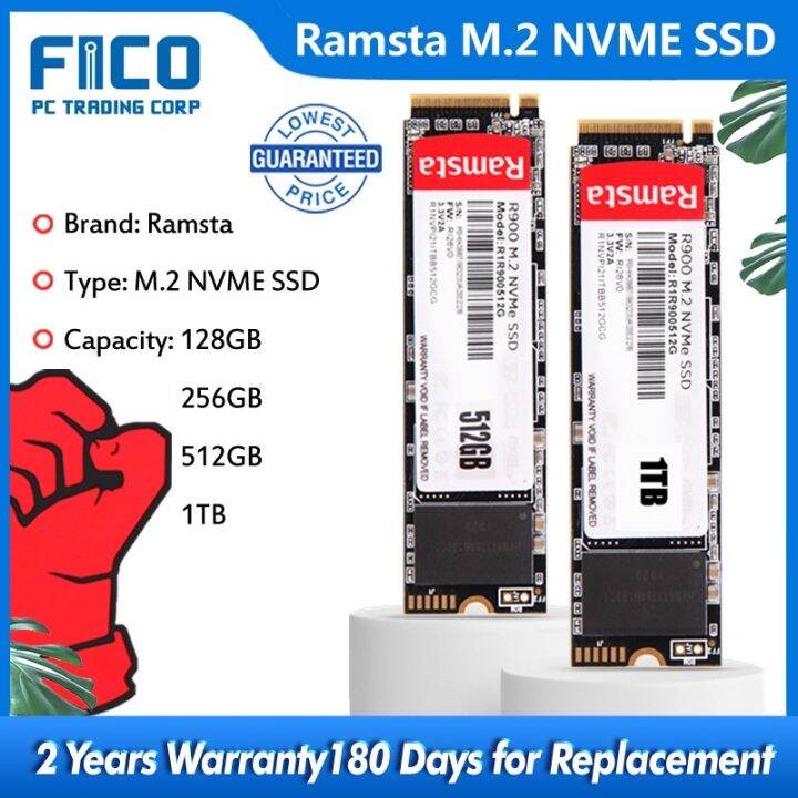 Ramsta R900 NVMe SSD PCIe SSD 128GB/256GB/512GB/1TB (m.2 2280 pcie ...