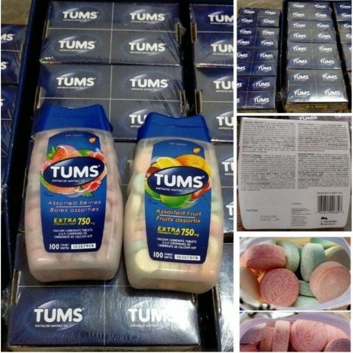 TUMS ANTACID 750MG CHEWABLE (CANADA) | Lazada PH
