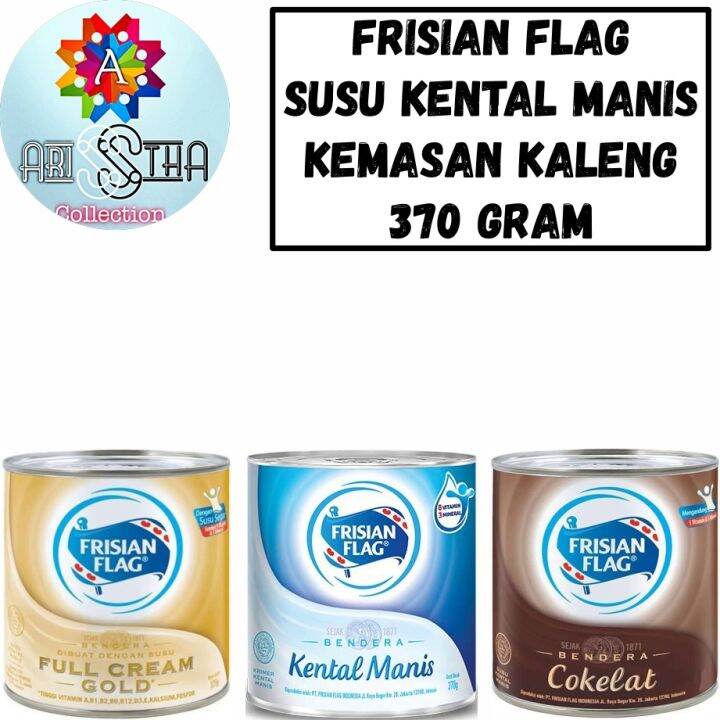 Frisian Flag Susu Bendera Kental Manis SKM Kemasan Kaleng 370 Gram ...