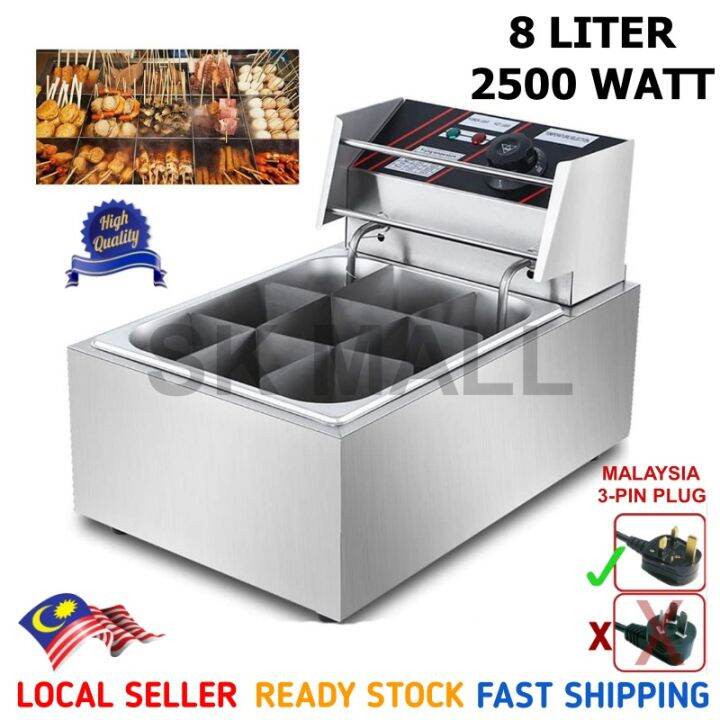 9 Partition 8L Electric Oden Cooker Stainless Steel Automatic Kanto ...