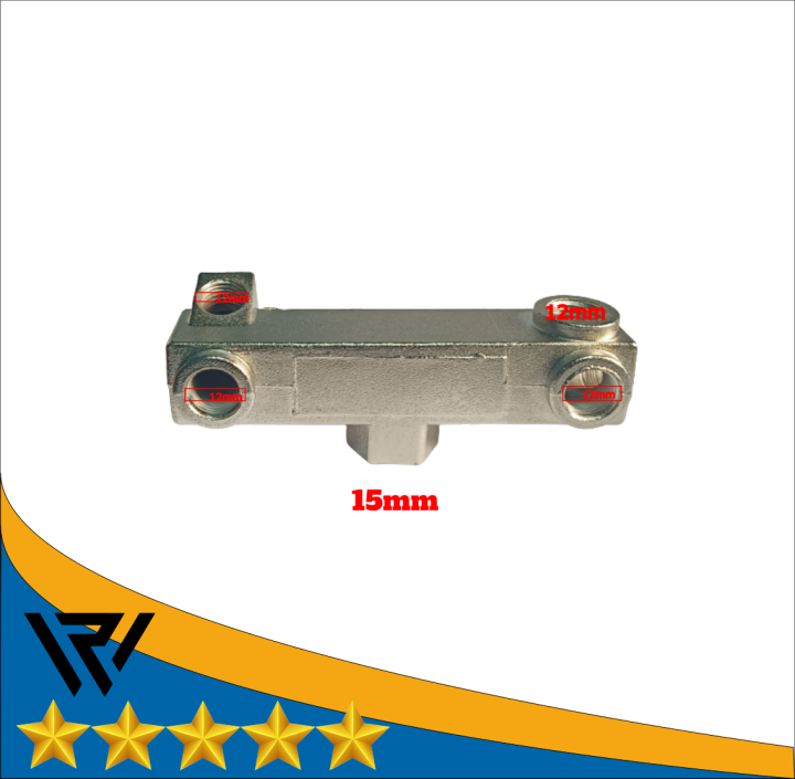 6 Way Connector Block Air Compressor Threaded Manifold Distribution ...