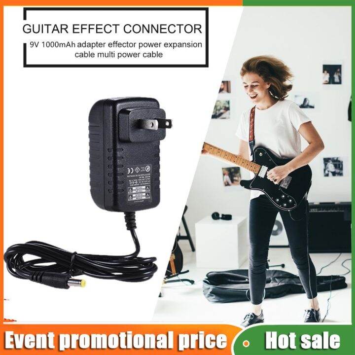 【Center Negative】 Electric Guitar Effect Pedal Power Supply Adapter DC ...